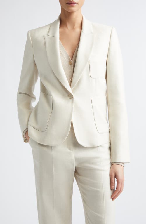 ELEVENTY Eleventy Herringbone Wool Blend One-Button Jacket